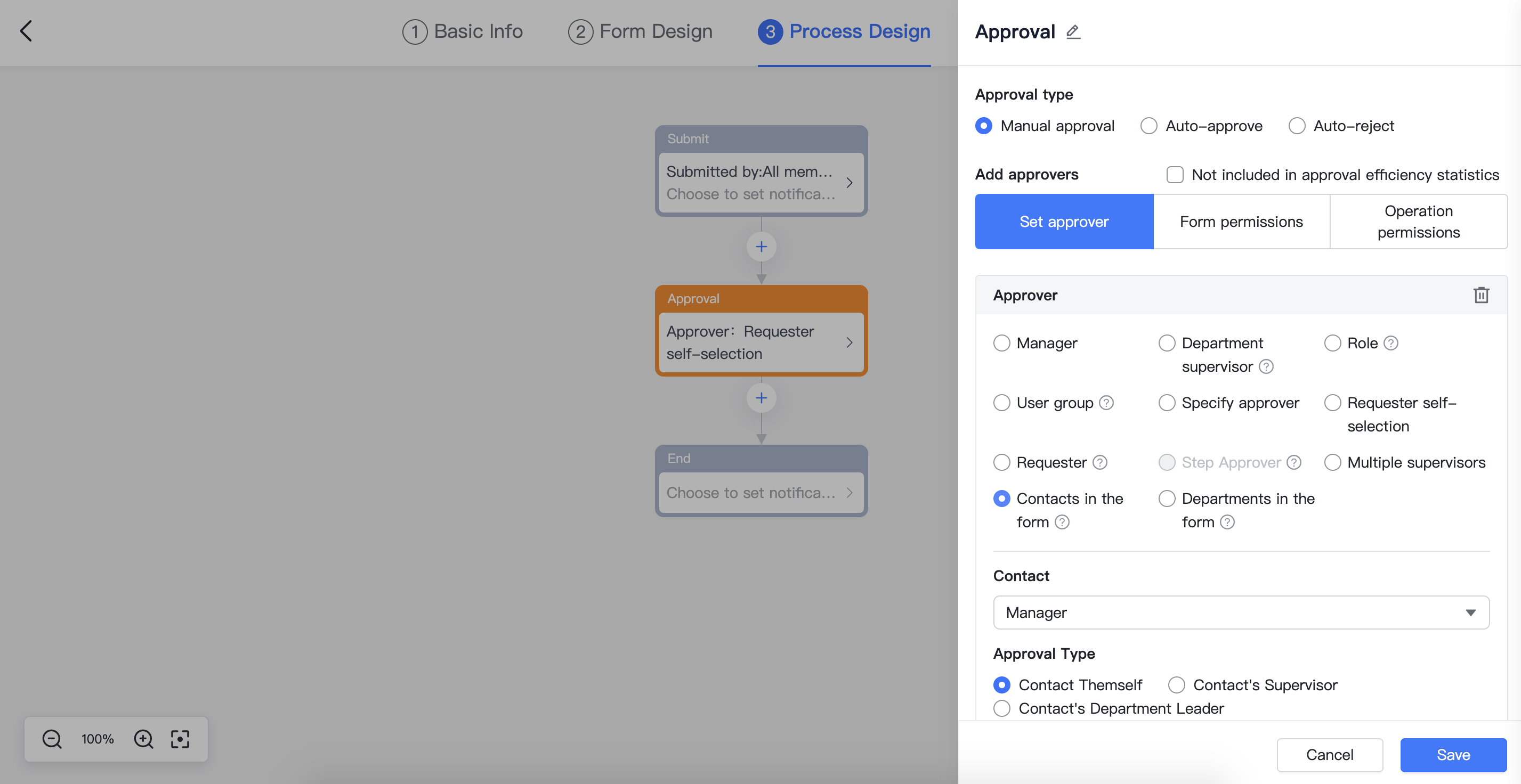 Approval updates