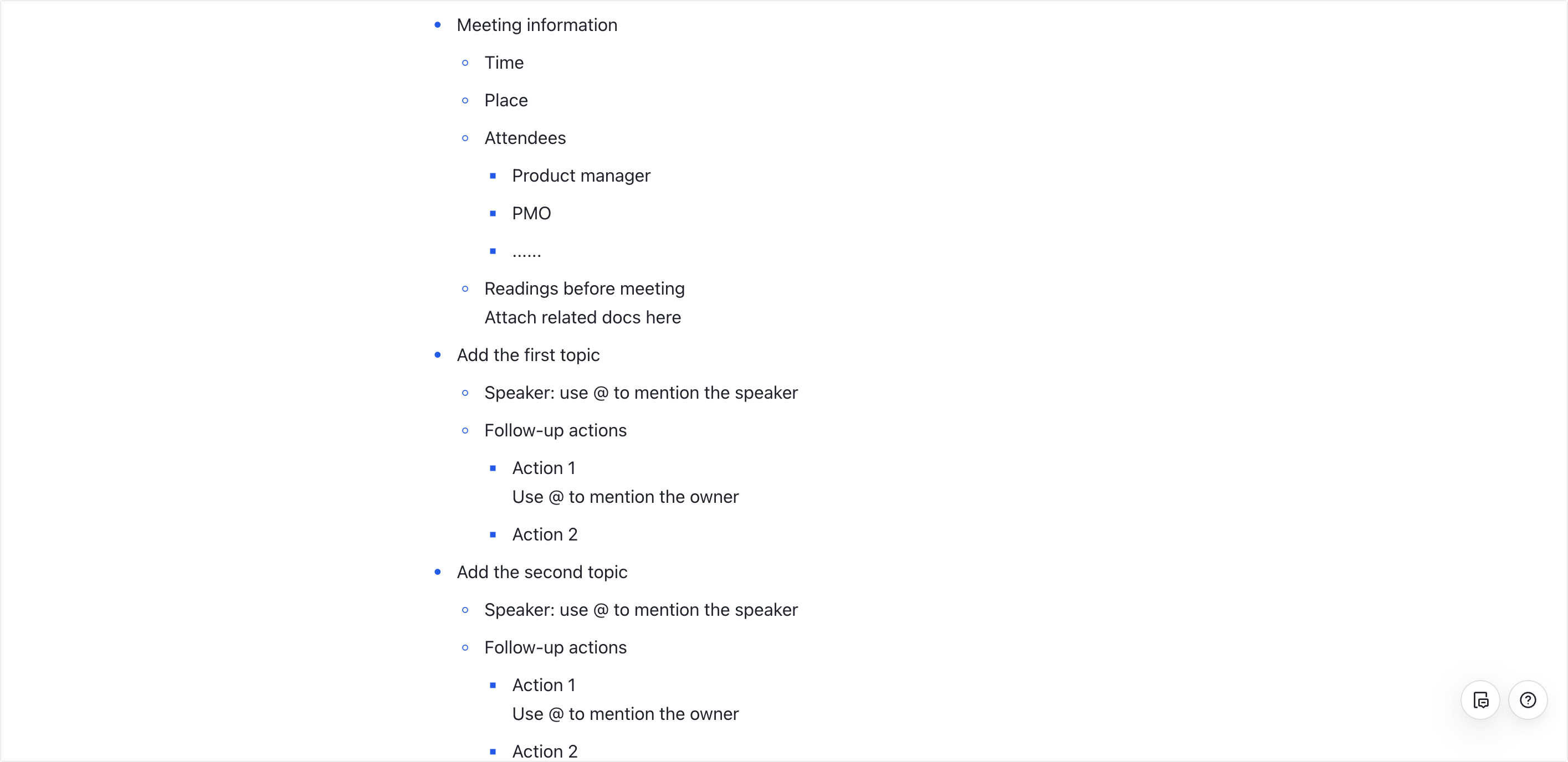 Switch views and edit nodes in MindNotes