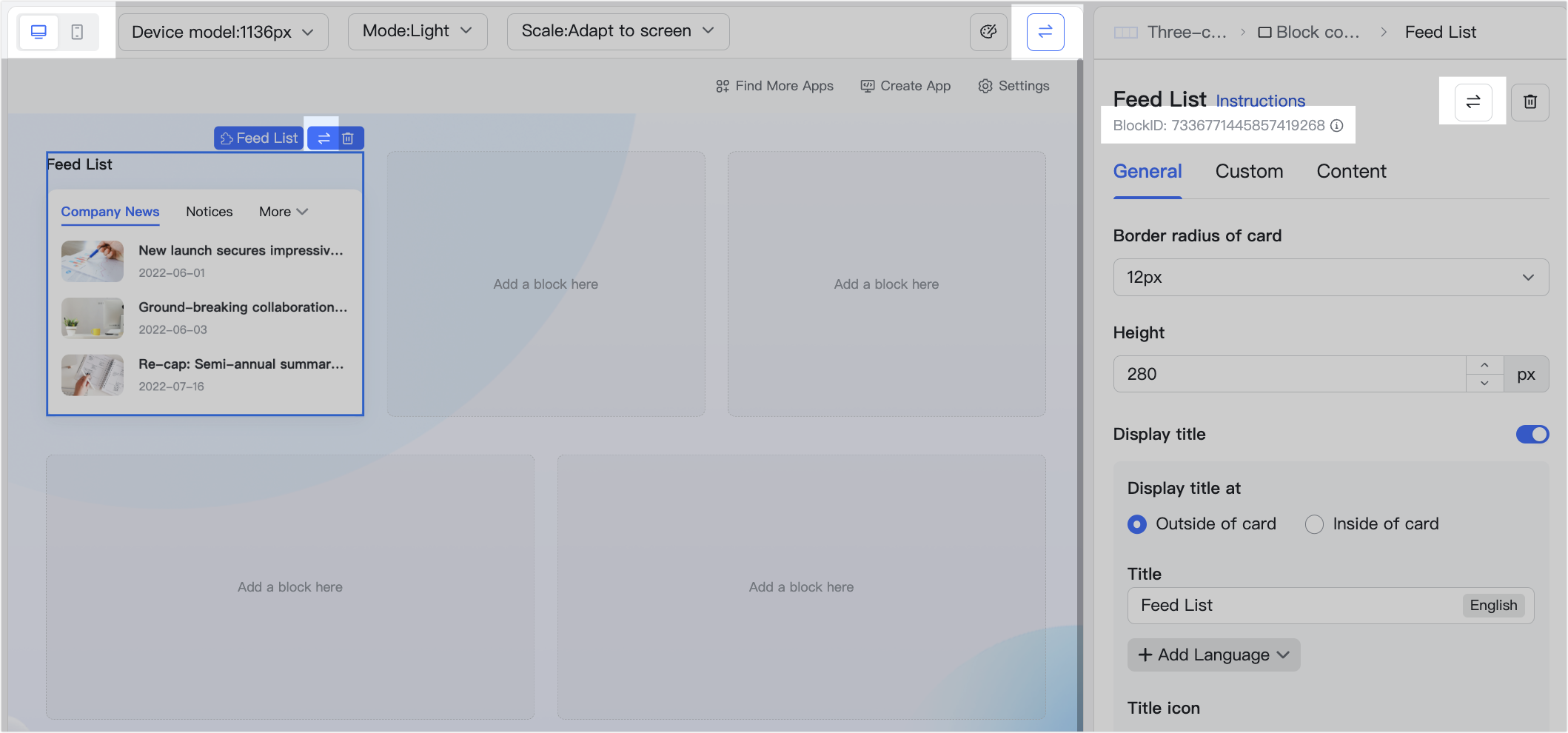 Edit a custom workplace with Workplace Builder