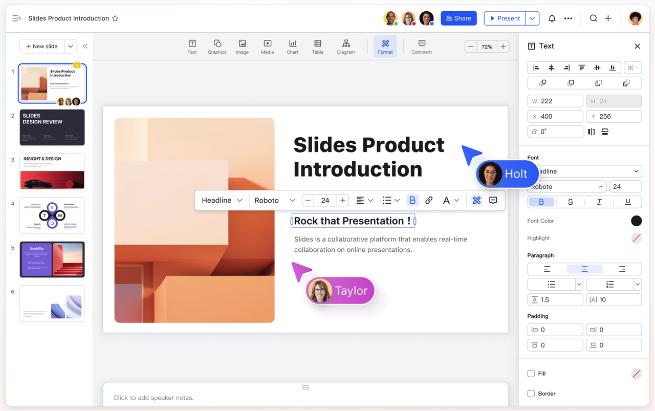 V7.14 Lark Slides is here. Create stunning presentations today.