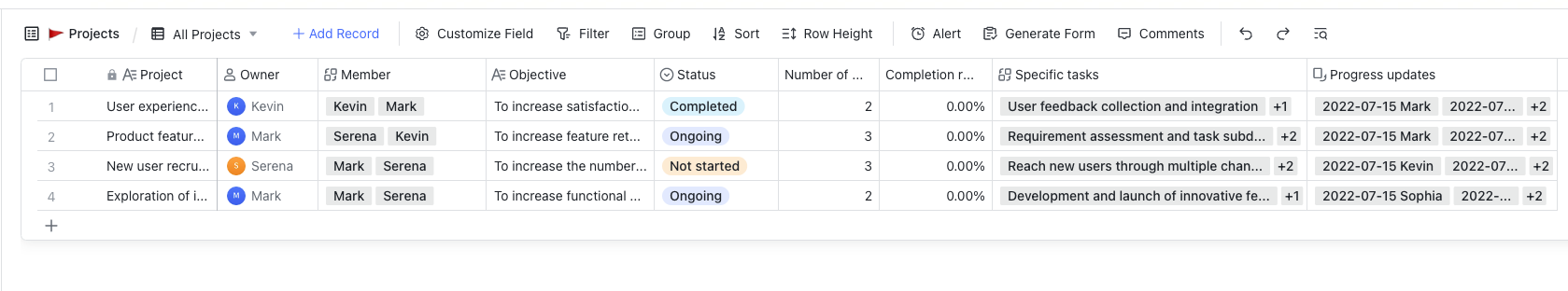 Master project management with this Base template