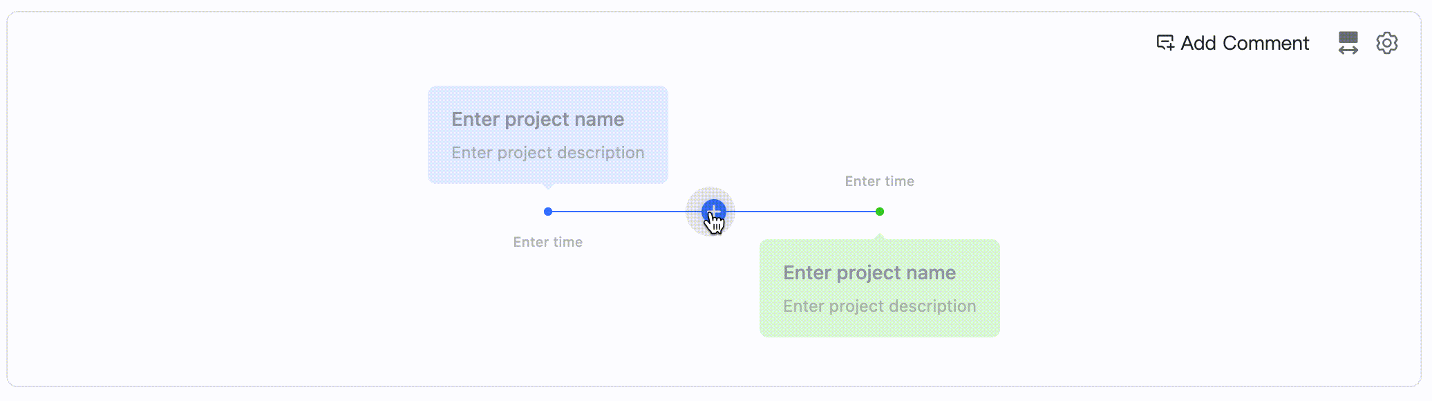 Use the timeline add-on