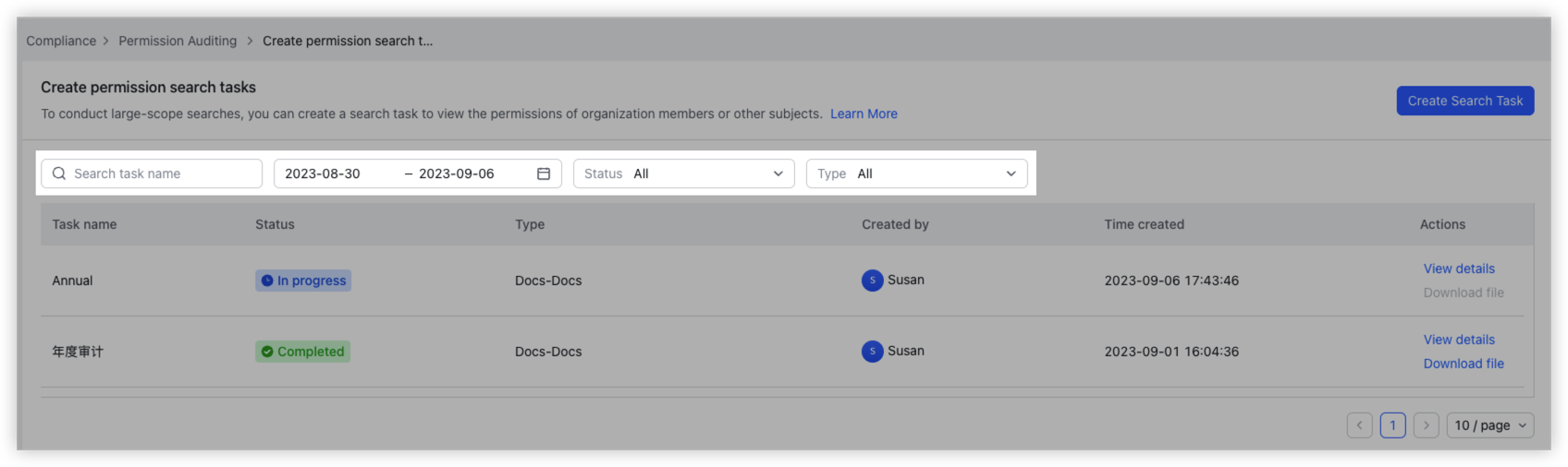 Admin | View and audit member permissions