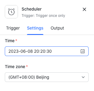Scheduler Trigger