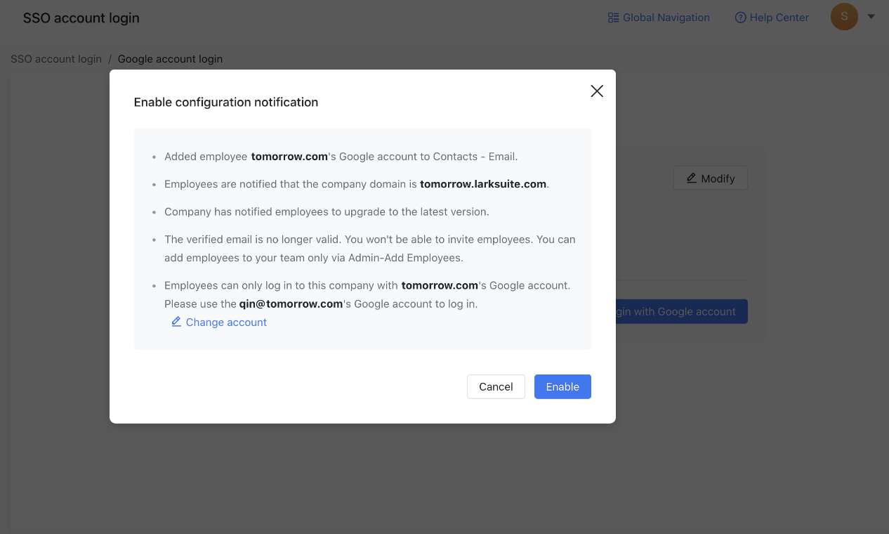 Admin | Configure SAML 2.0 SSO login (Okta or Google)