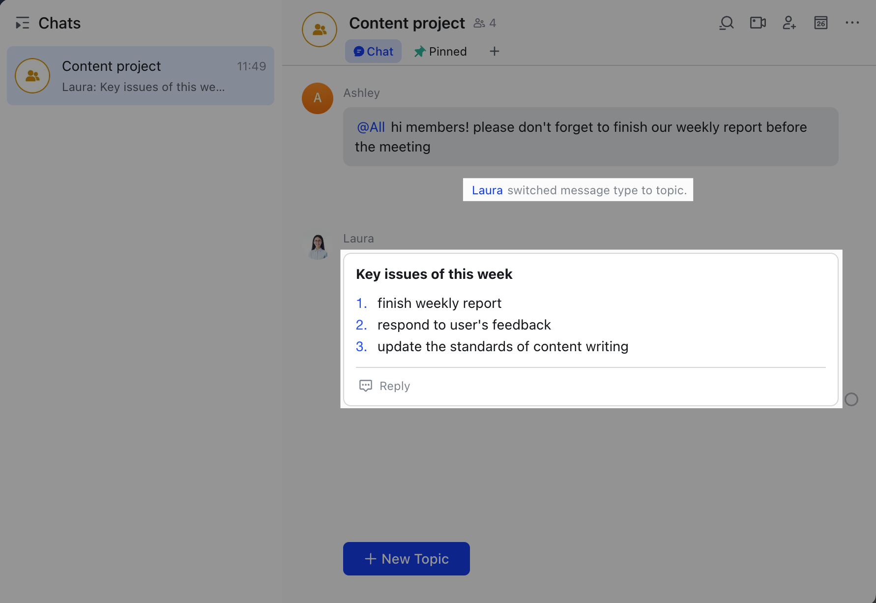 Messenger updates