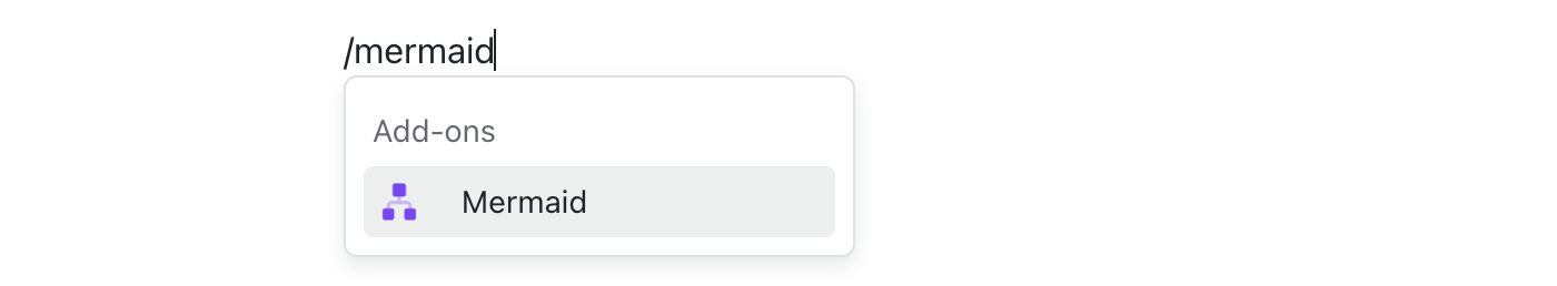 Use the Mermaid add-on