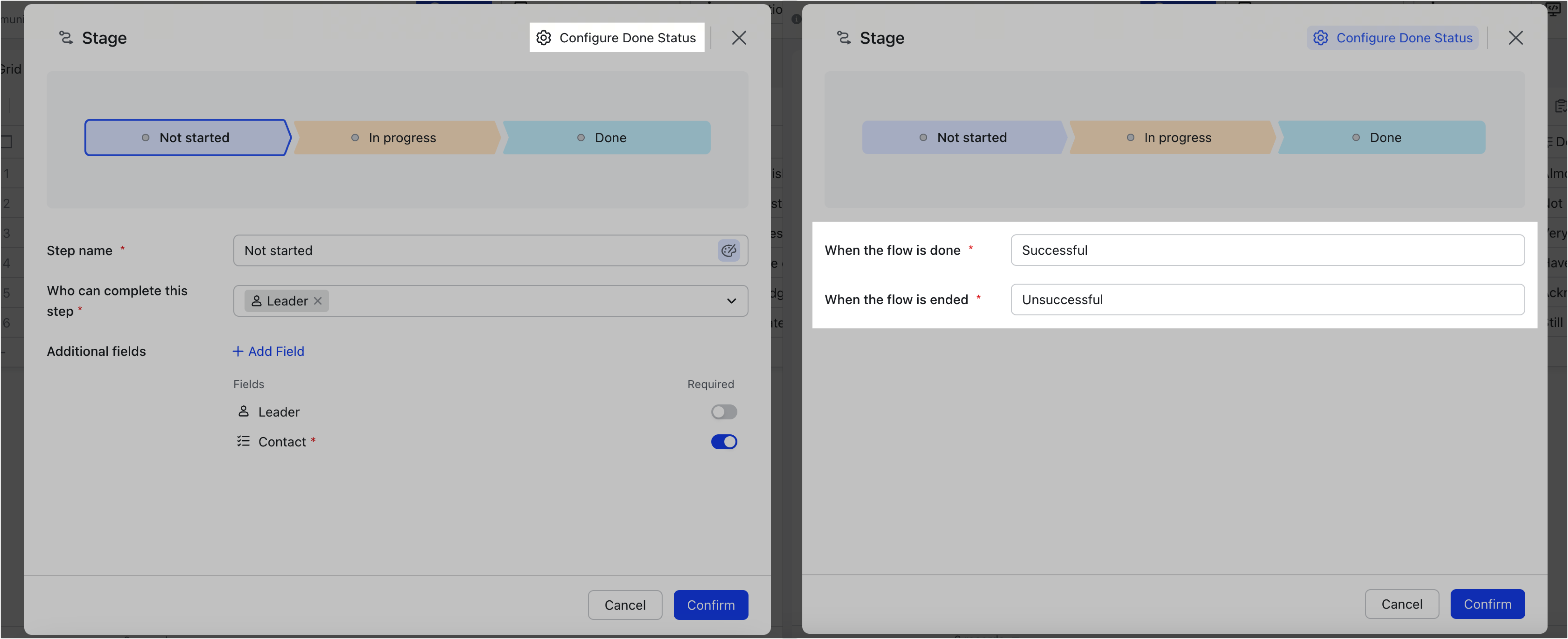 Use flow fields in Base