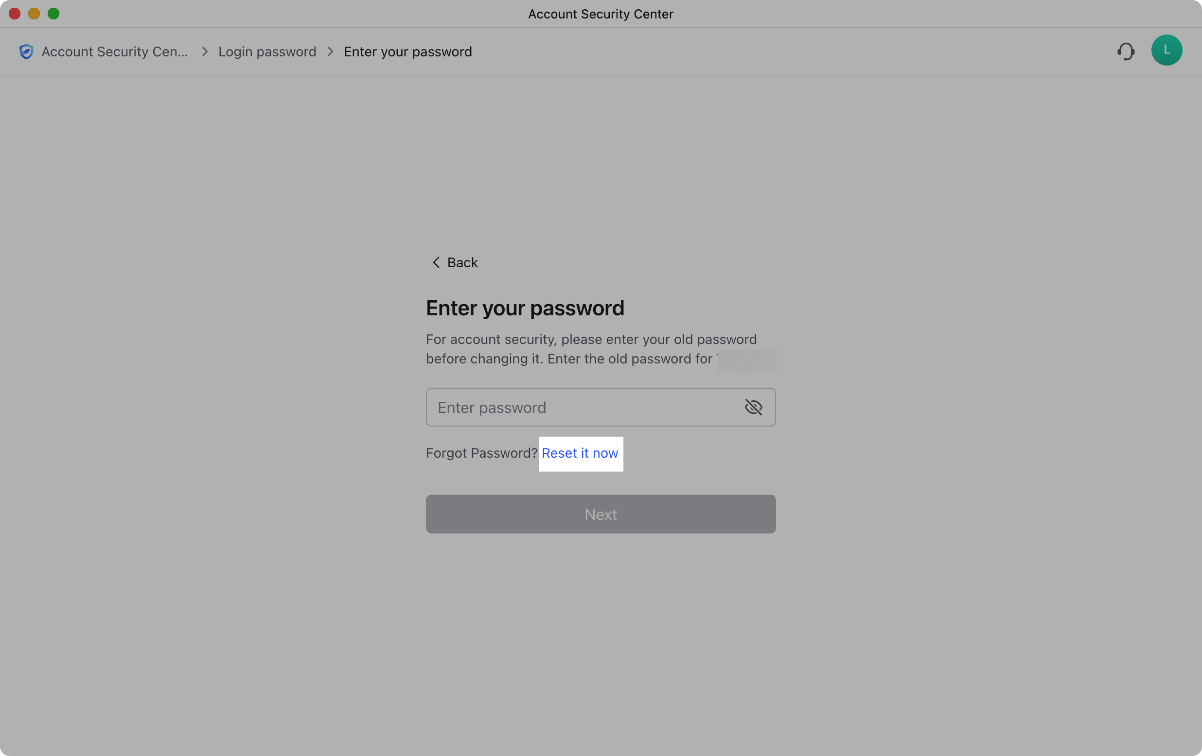 Set or change your login password