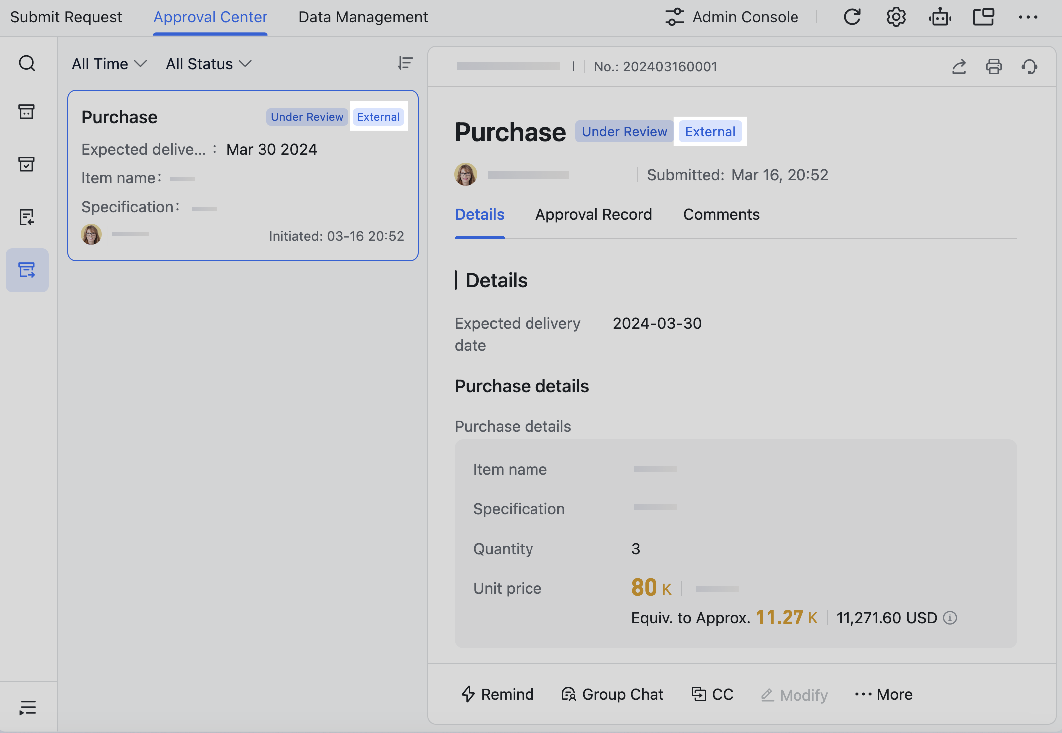 Admin | Configure cross-organization approval process