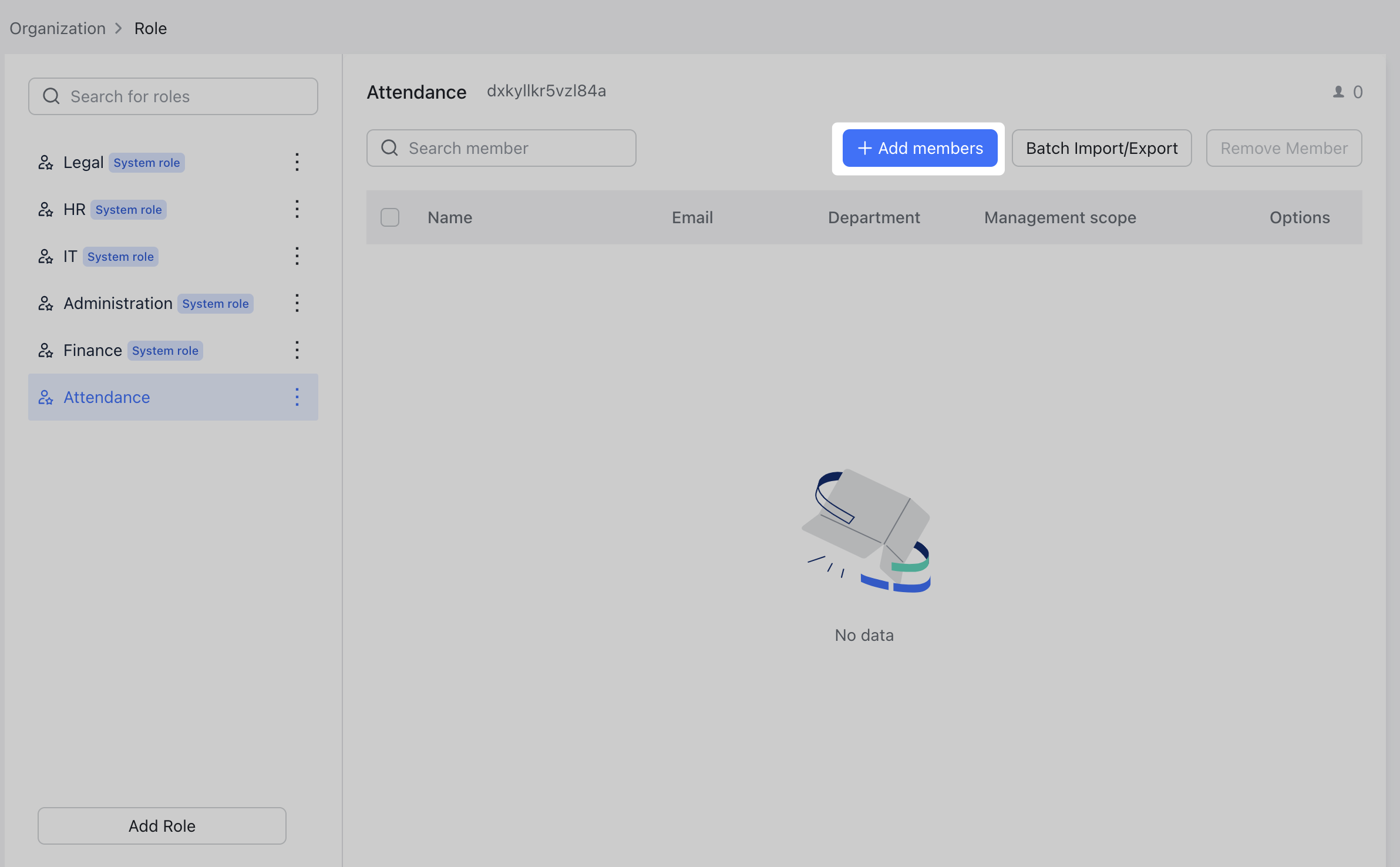 Admin | Set roles for Approval