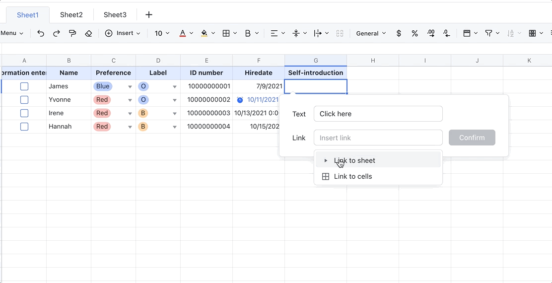 Use Links In Sheets