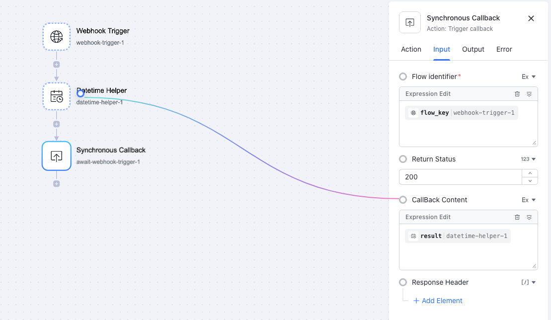 Synchronous Callback