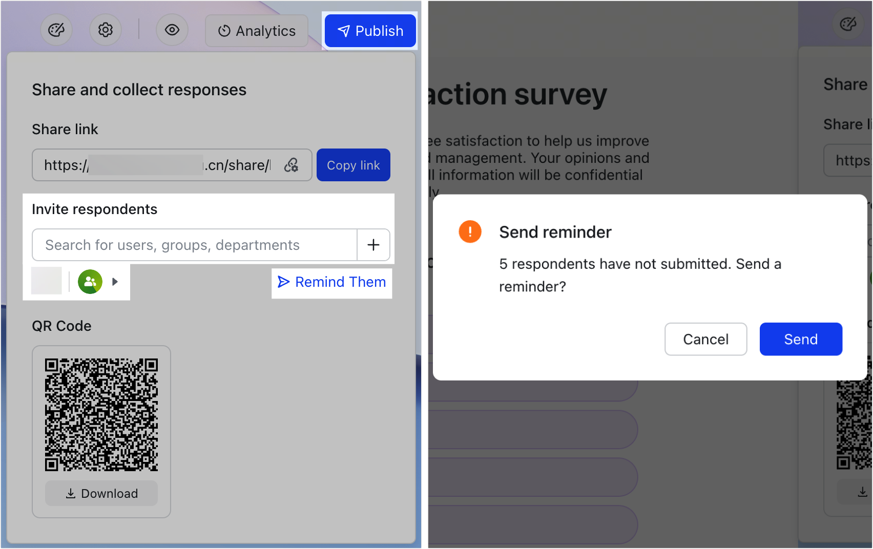 Use the notification function in Lark Forms