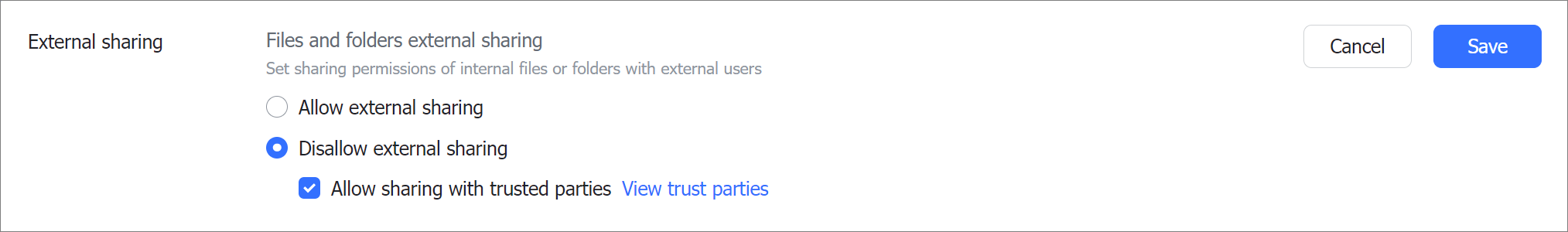 Admin | Configure Docs settings