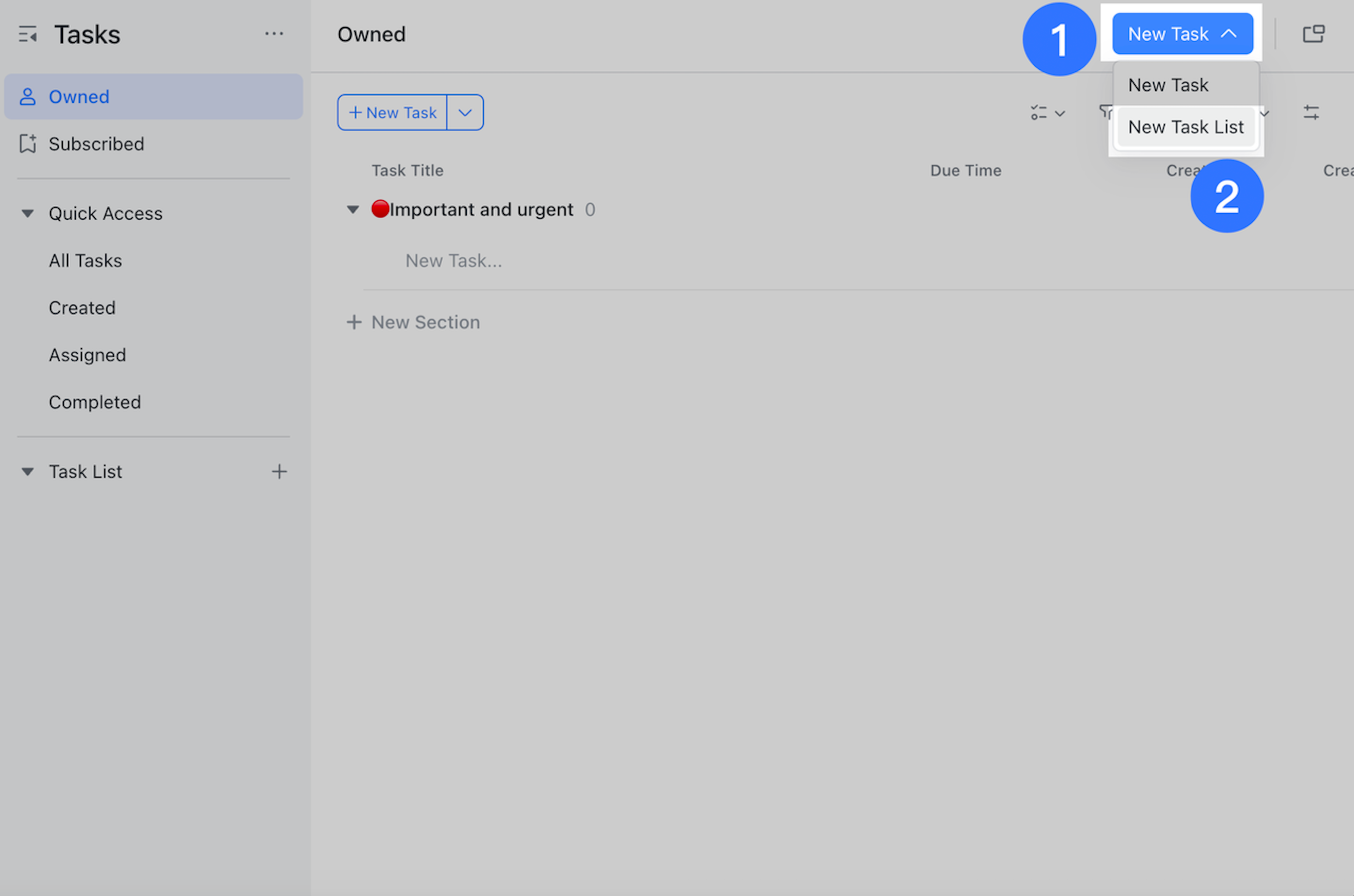 Task List