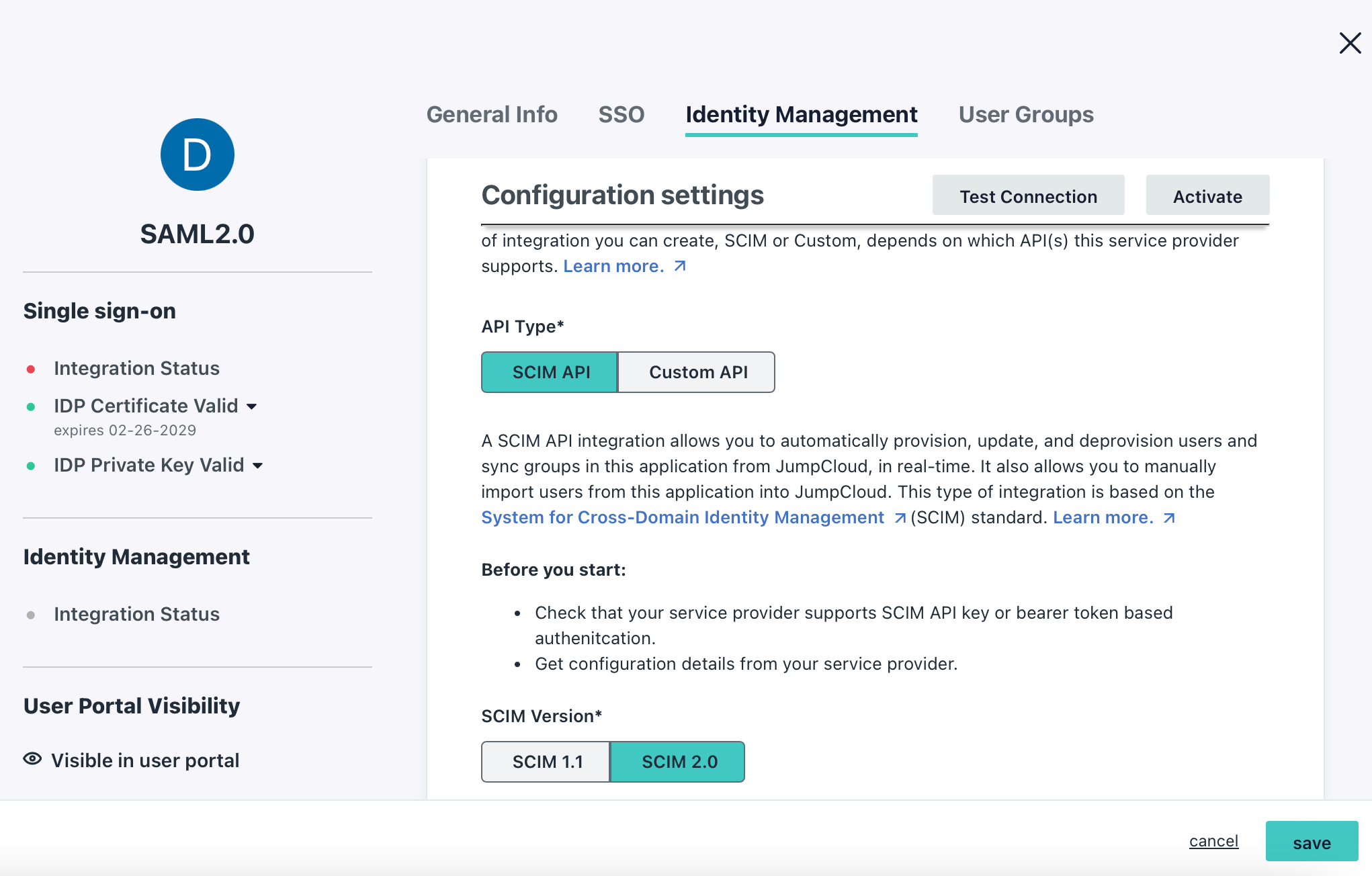 Admin | Sync user data from JumpCloud to Lark