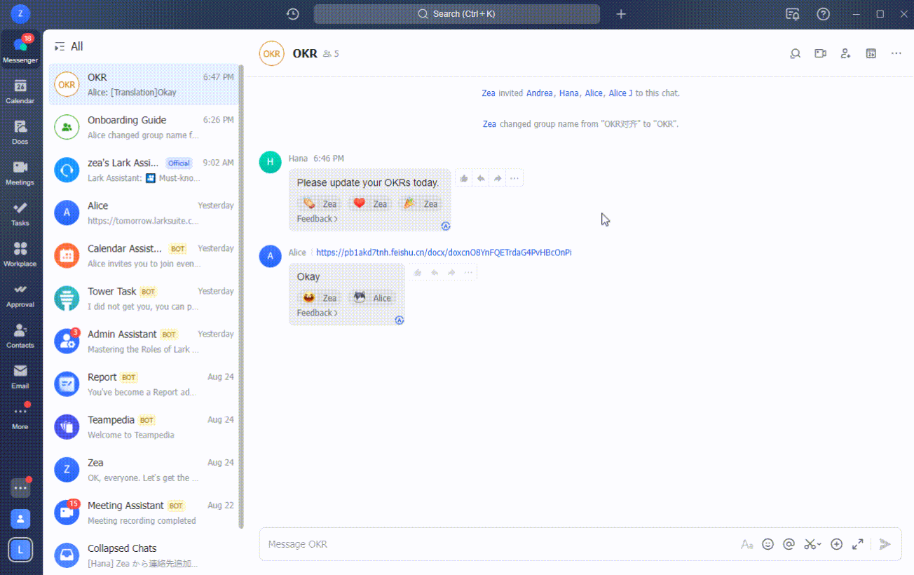 7 Lark communication features that help you collaborate more efficiently