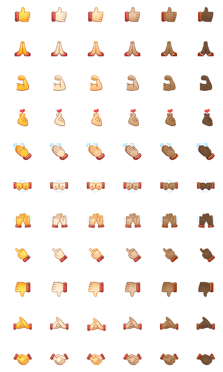 Change emoji skin tones