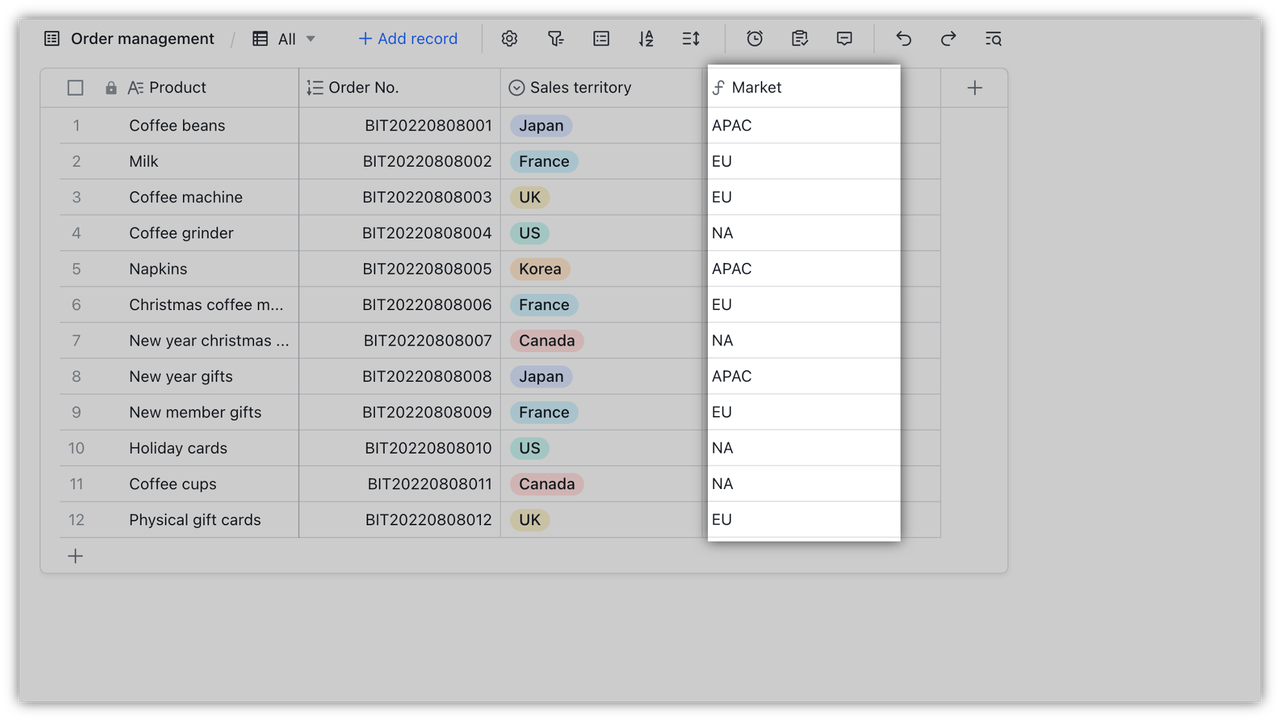 Use the CONTAIN function for Base