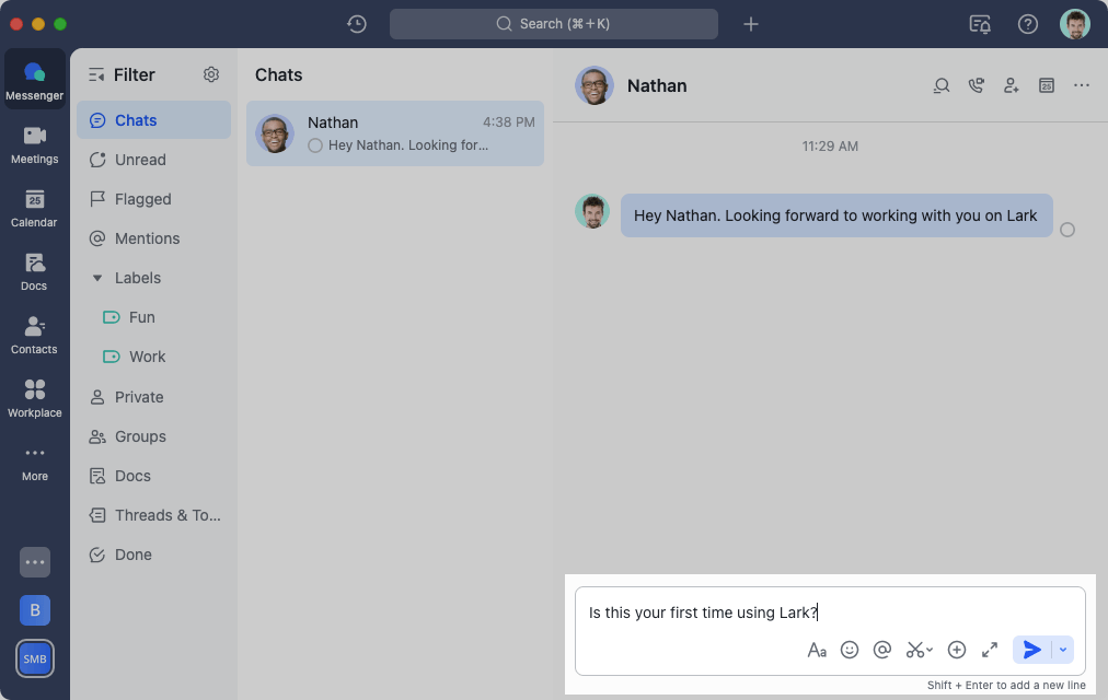Day 1: Set up your devices and start exploring Lark