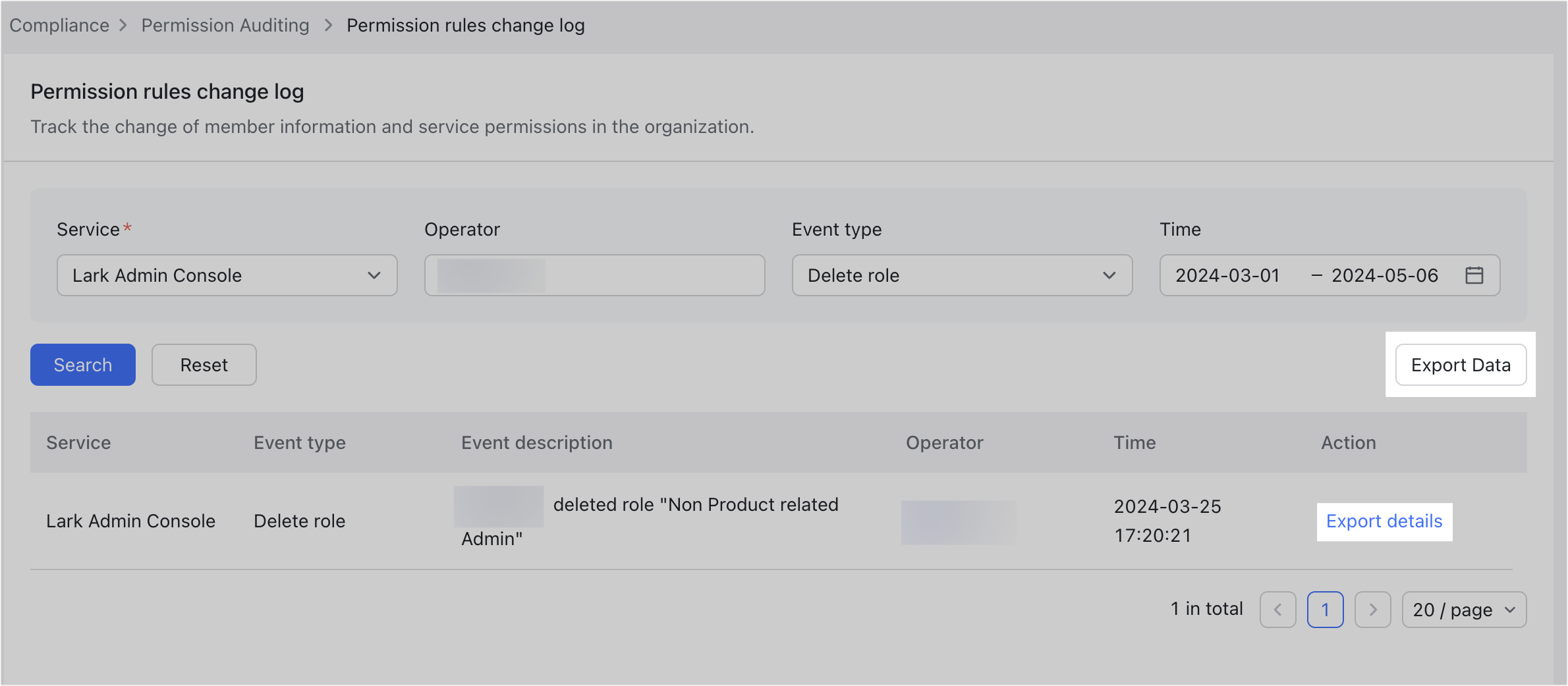 Admin | View and audit member permissions