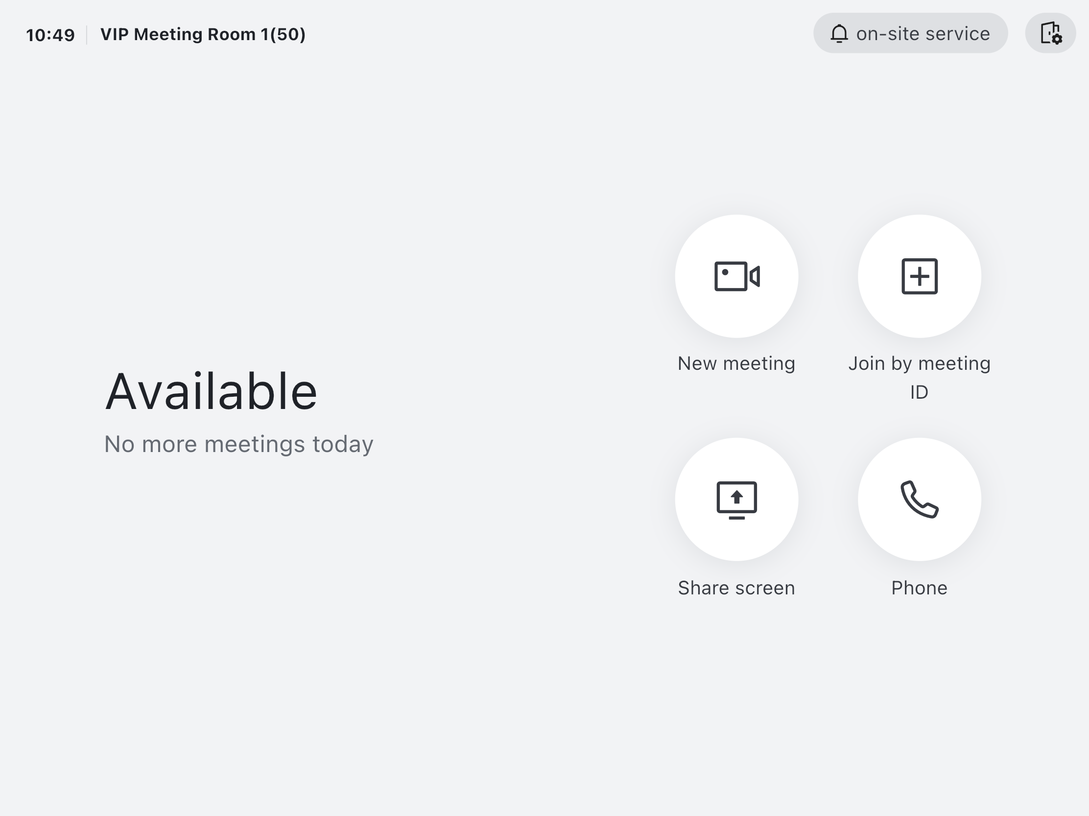 Start or join a meeting with Lark Rooms