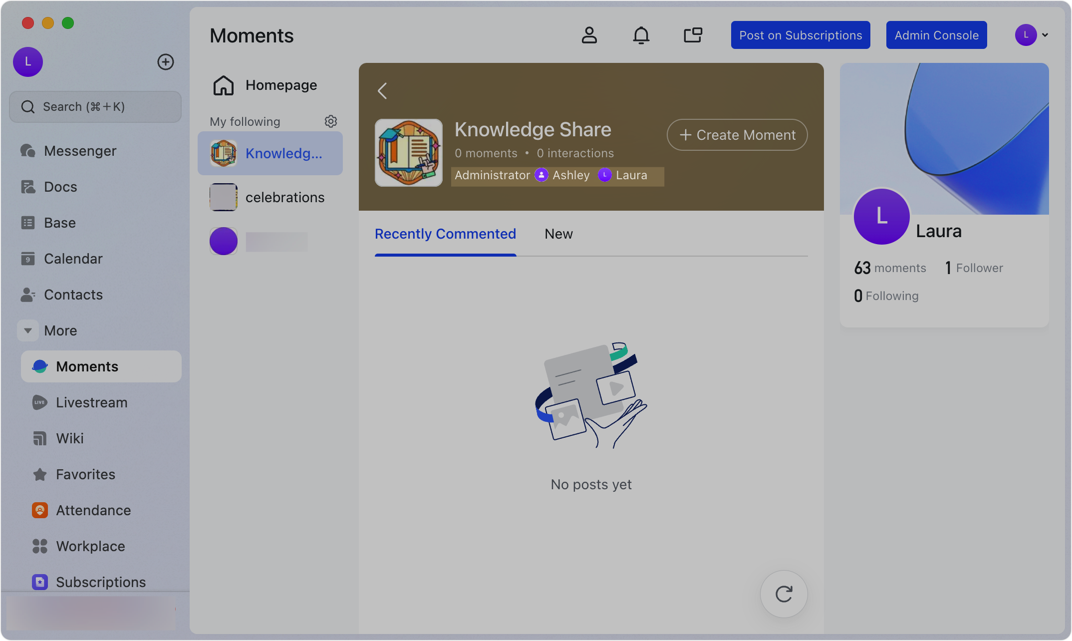 Admin | Create and manage categories in Lark Moments