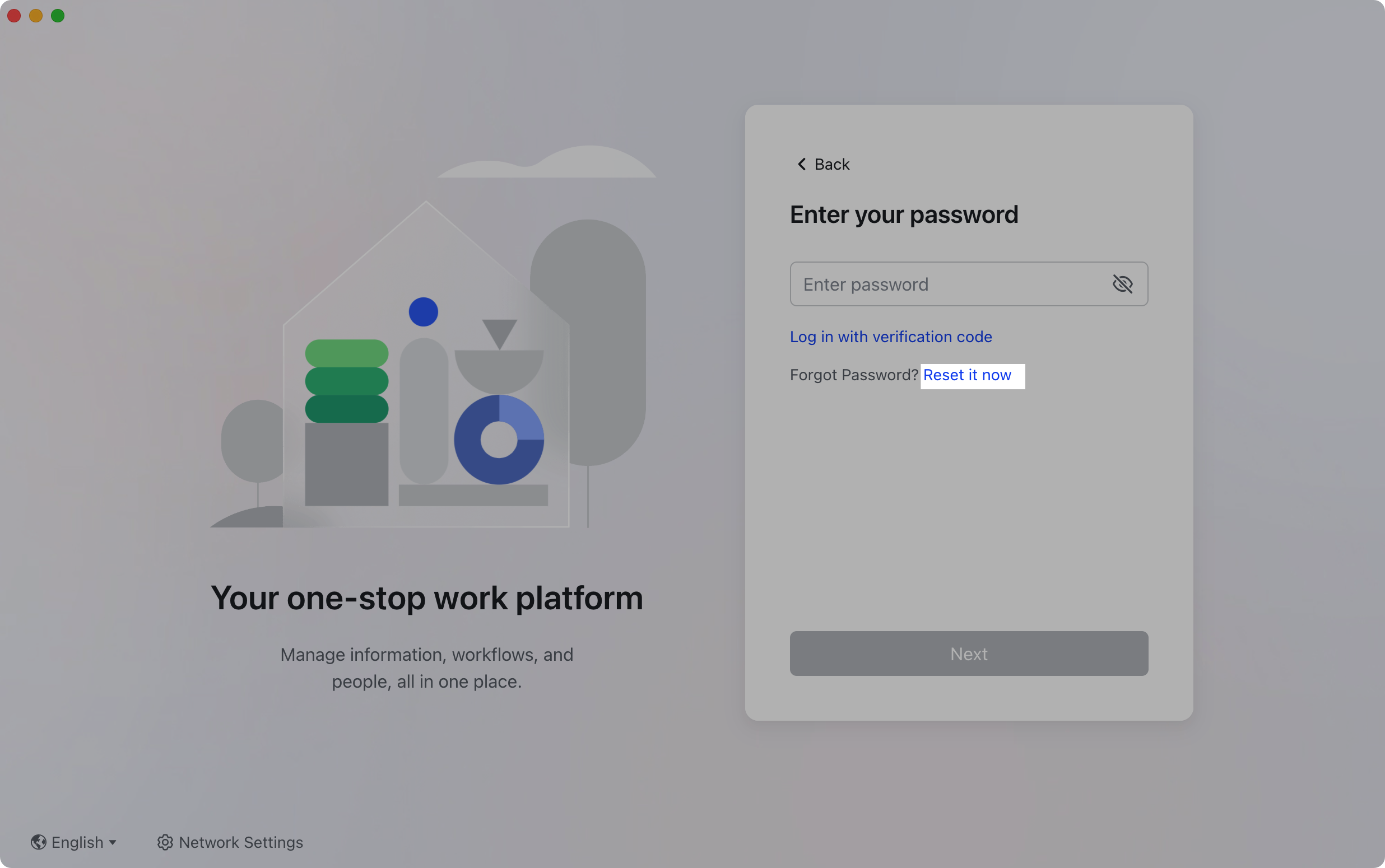 Set or change your login password