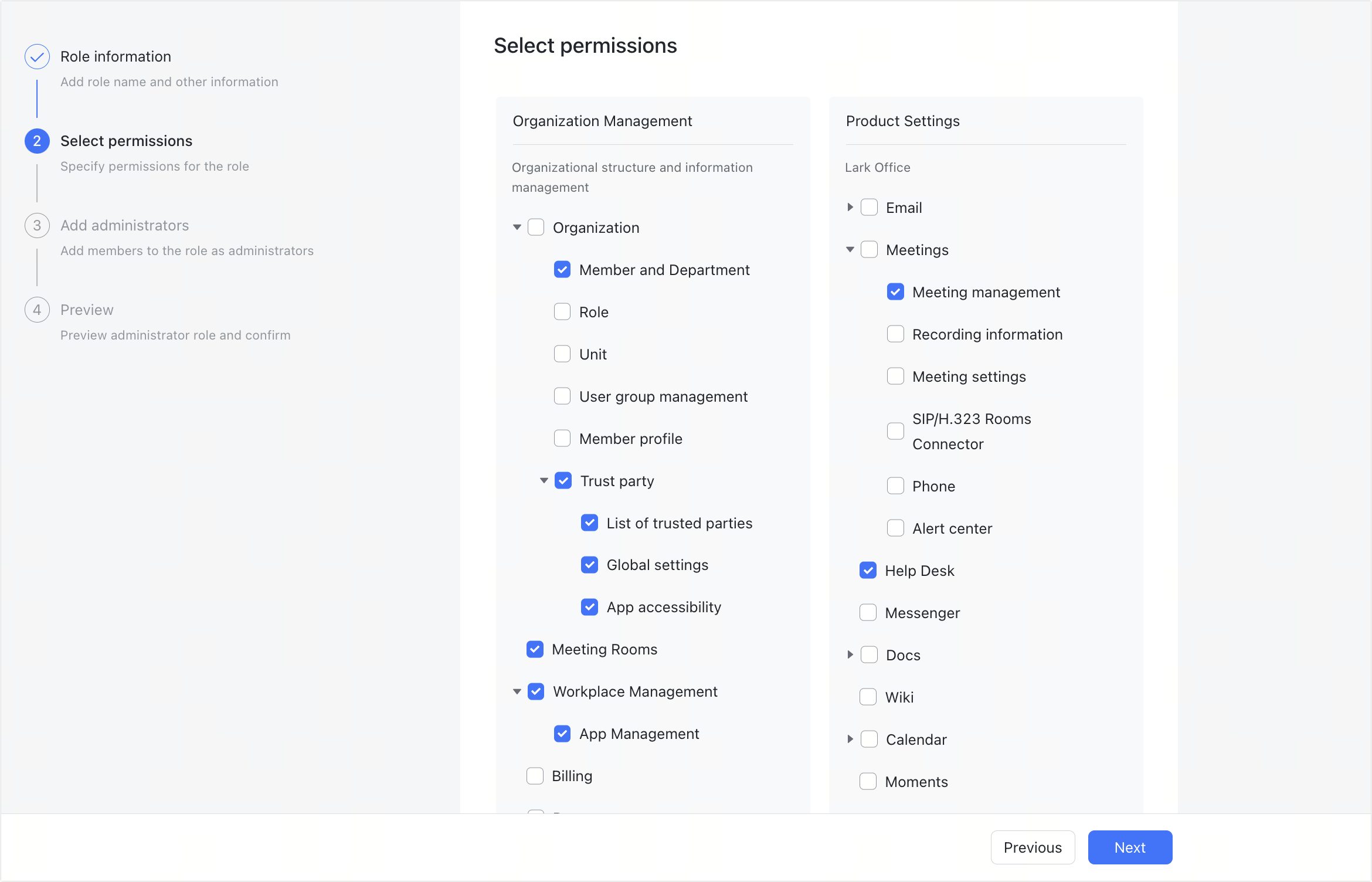 Admin | Add administrators and create administrator roles