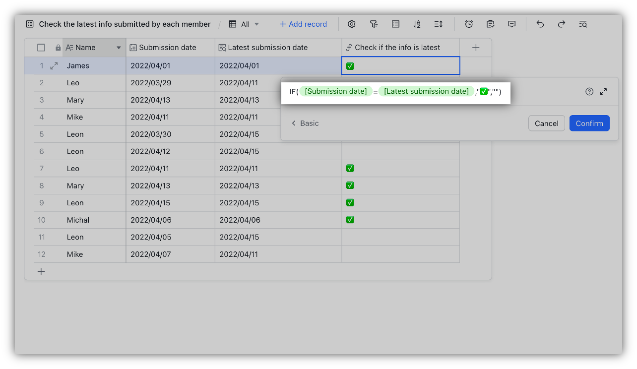 Commonly used Base formulas