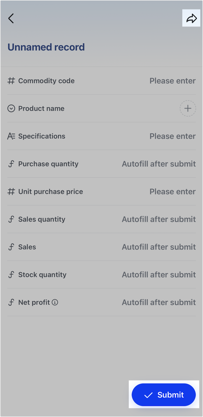 Quick add new Base records