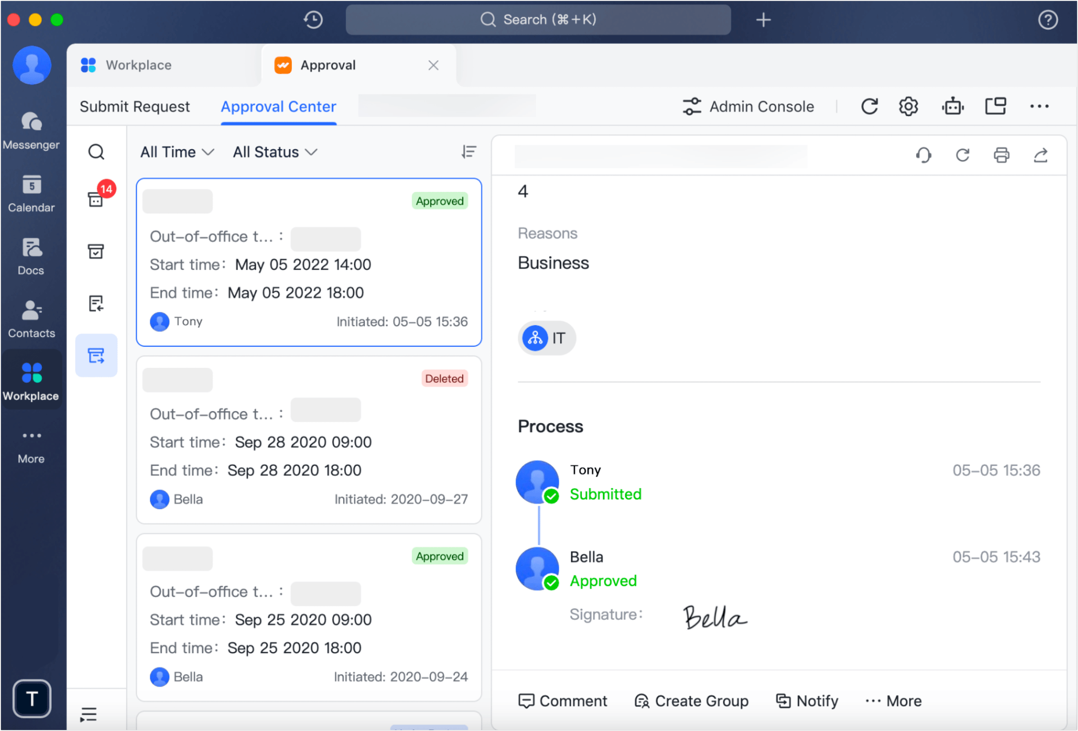 Admin | Require handwritten signatures from approvers
