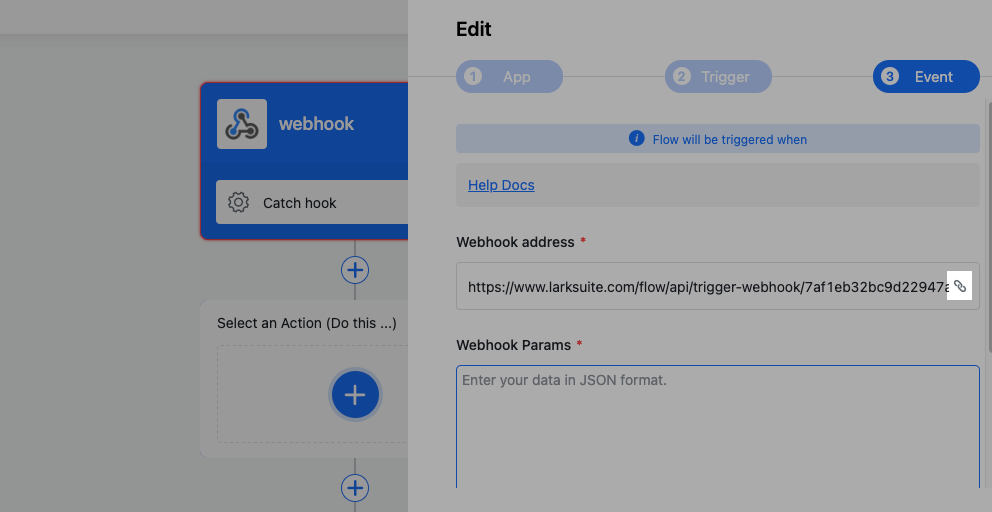 Use Lark Flow: Webhook Triggers Use Lark Flow: Webhook Triggers