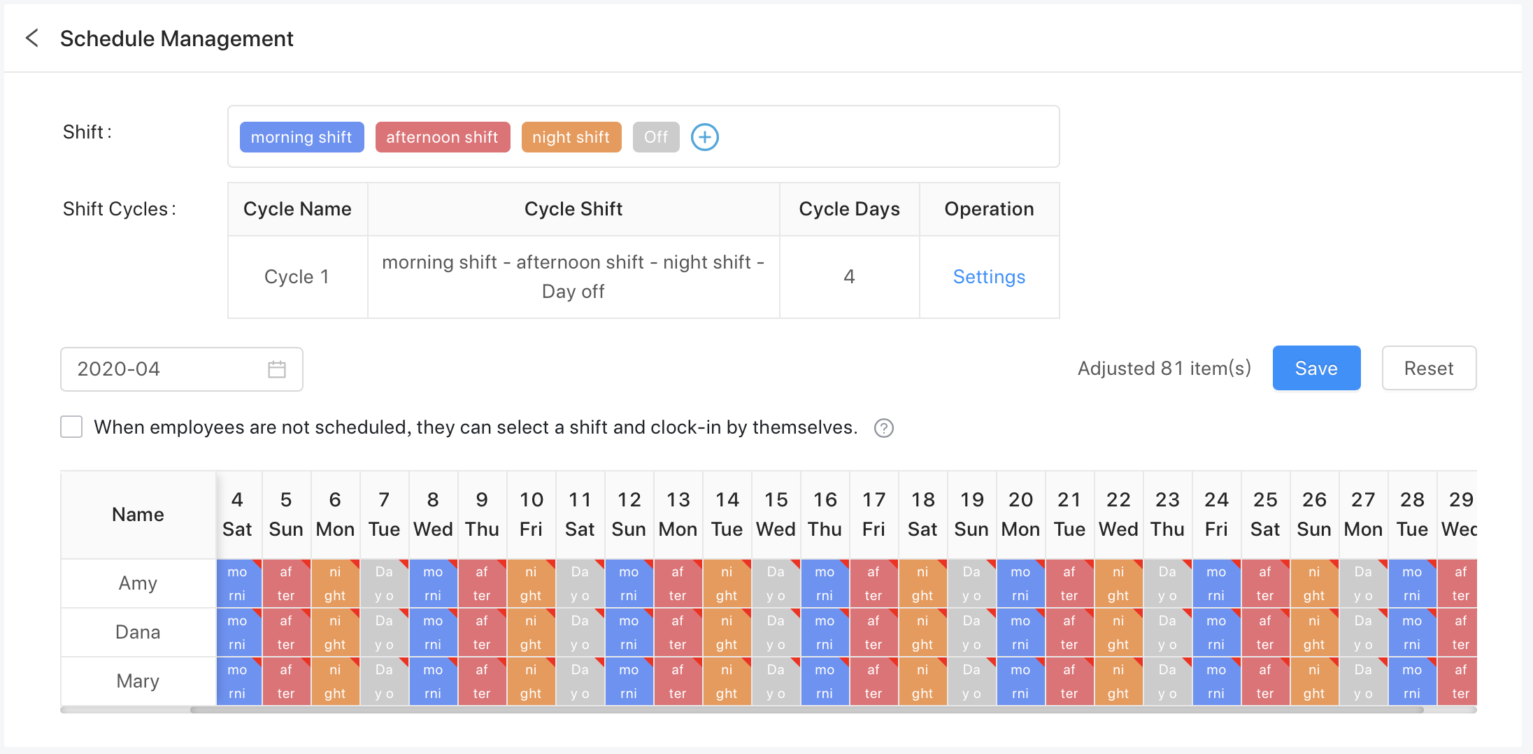 Tempat Kerja | Cara menggunakan penjadwalan kehadiran
