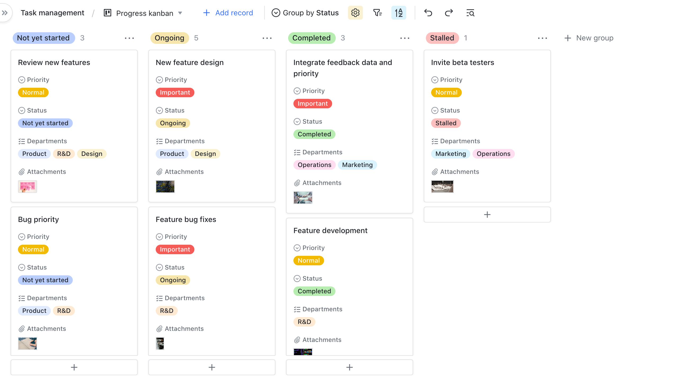 Kurzanleitung zu Bitable
