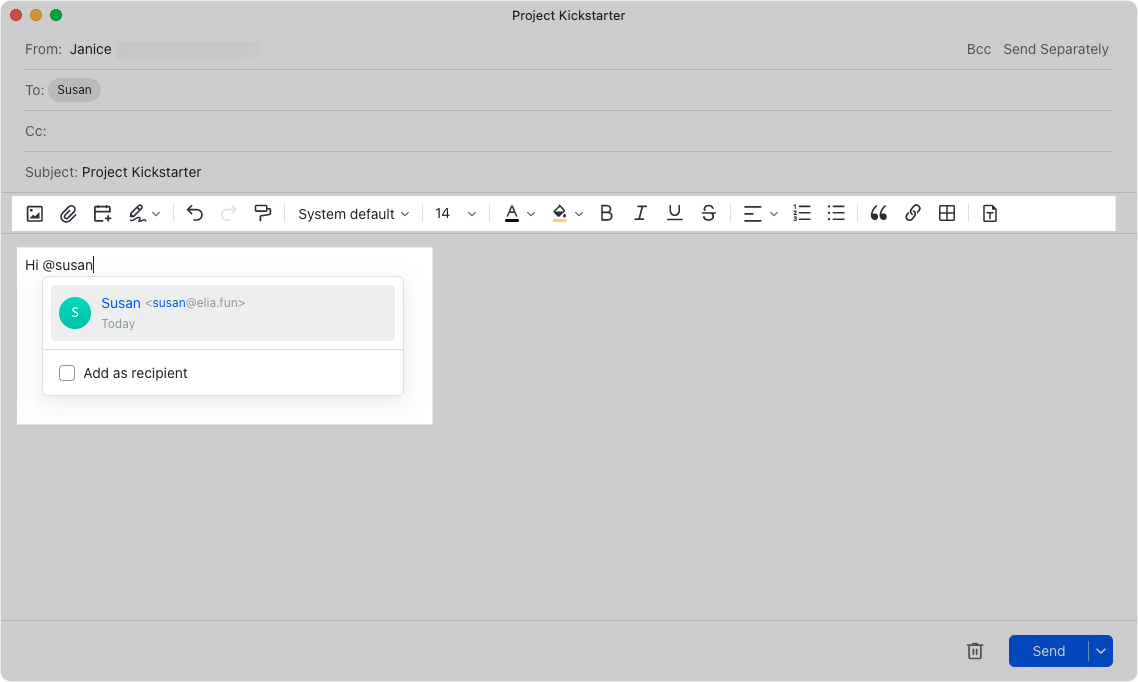 Get started with Lark Mail