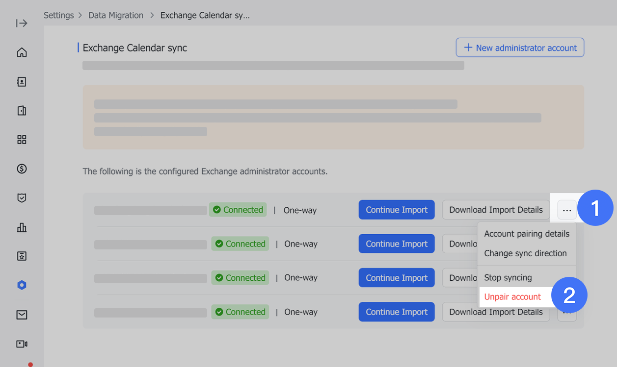 Admin | Implement a two-way sync between Exchange Calendar and Lark Calendar