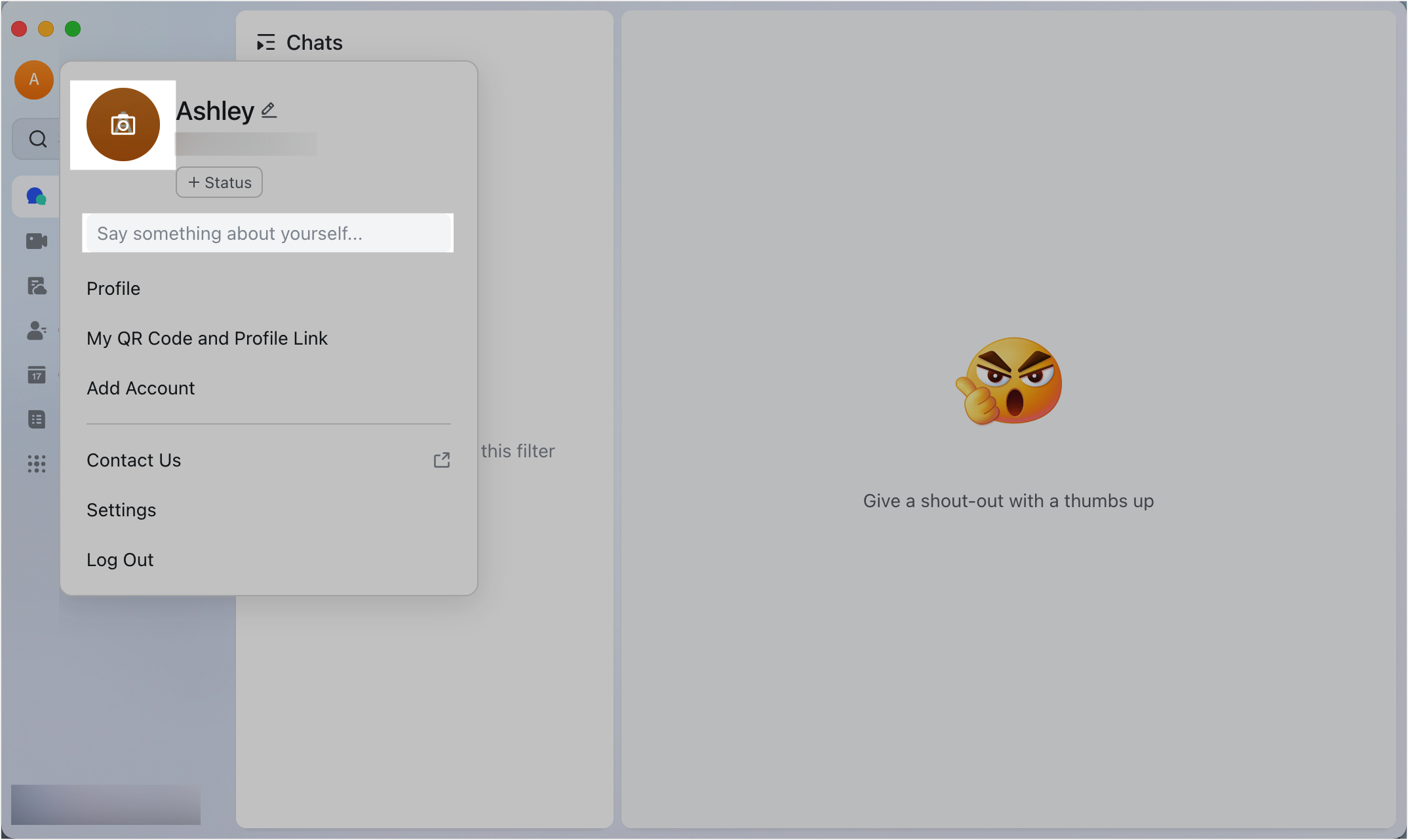 Change your name, profile photo, or bio