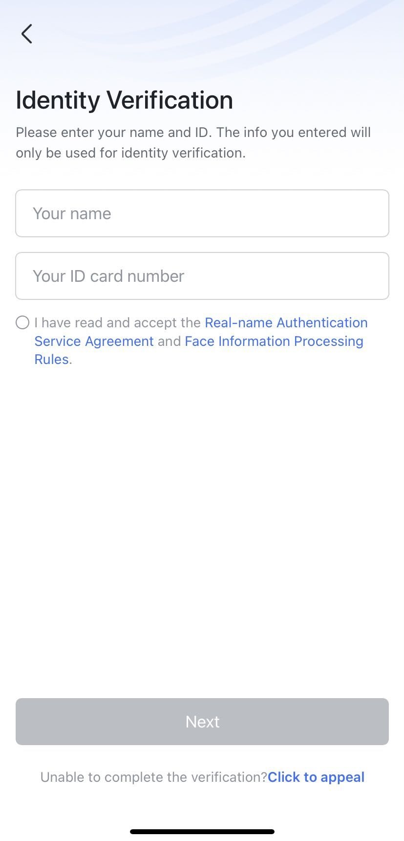 Remove a ban on your account