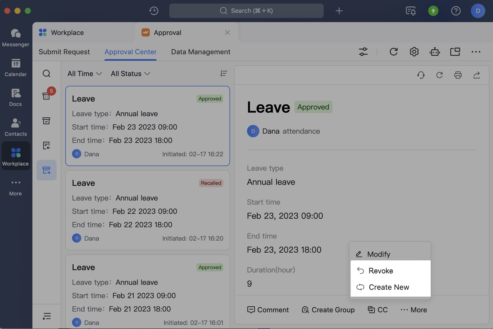 Lark Approval user guide