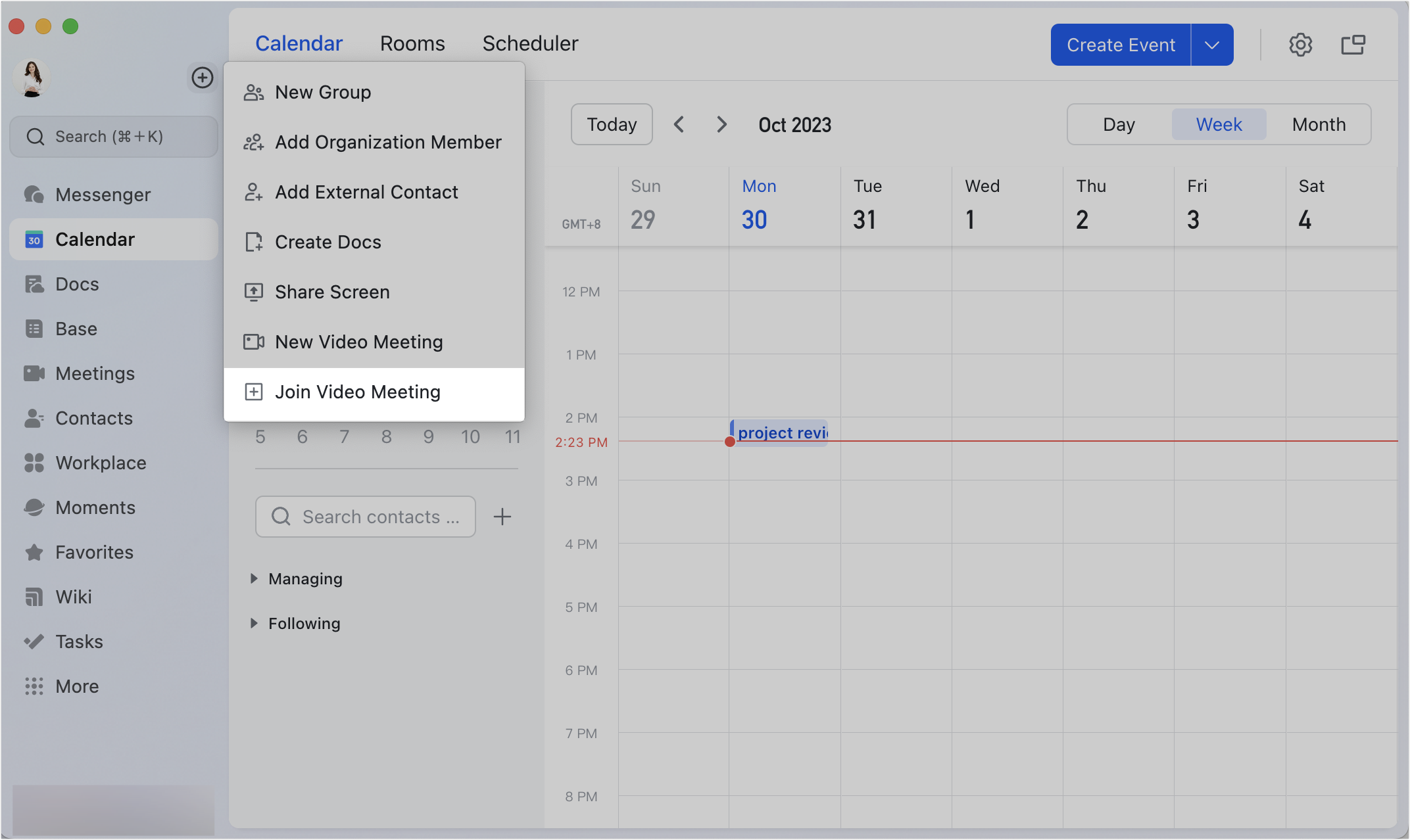 Start or join calls and video meetings