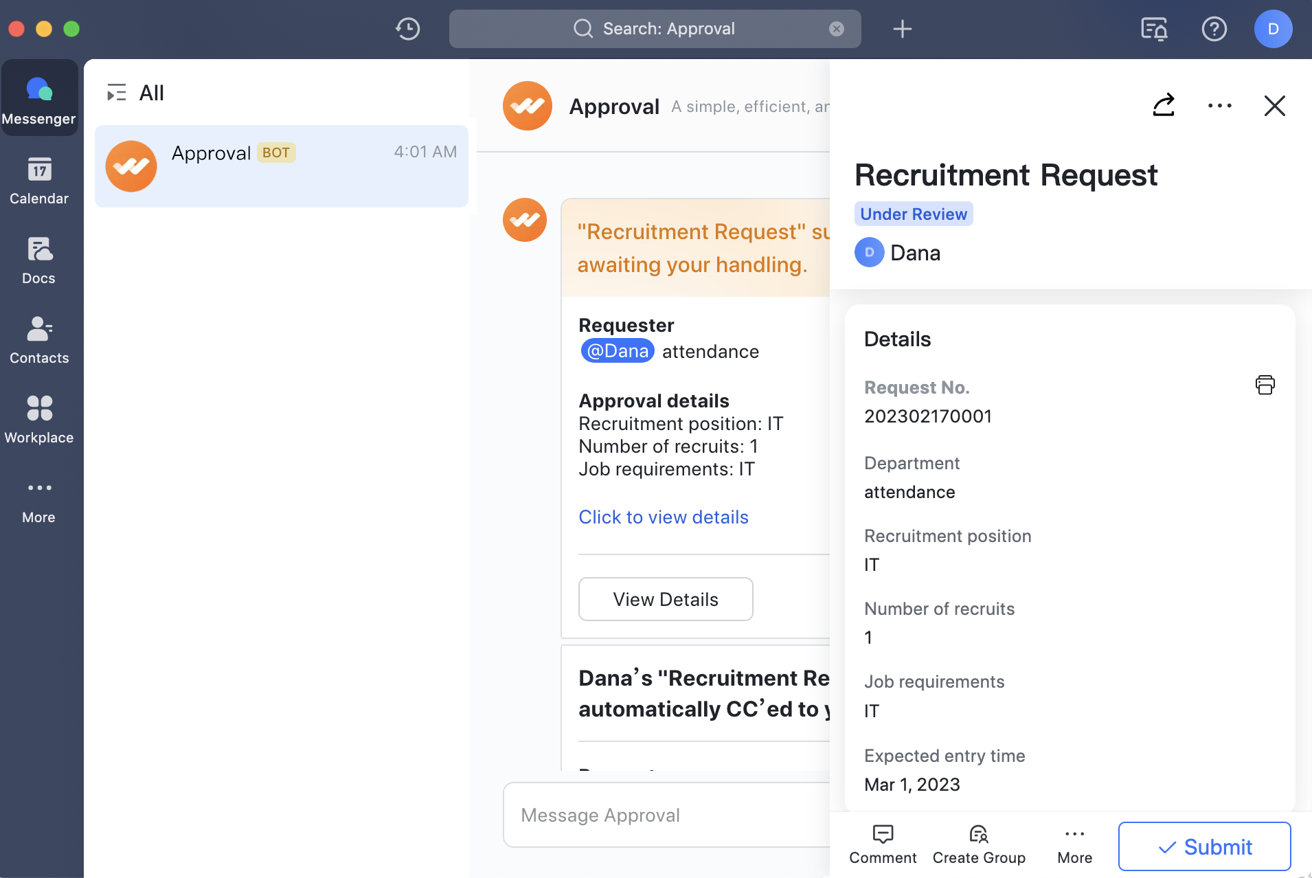 Lark Approval user guide