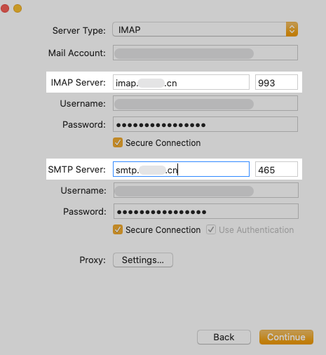 Đăng nhập vào Lark Mail thông qua một ứng dụng email của bên thứ ba