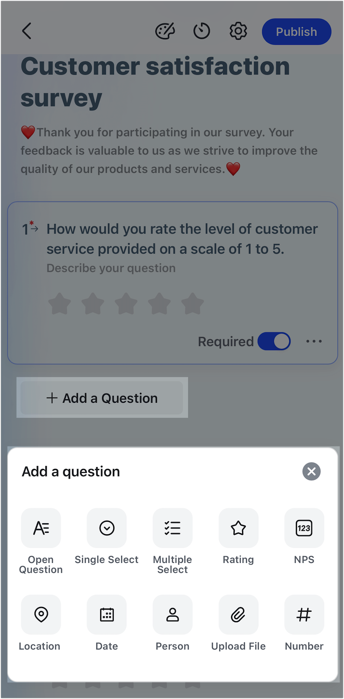 Use Lark Forms on mobile