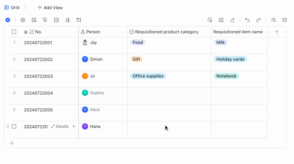 Create hierarchical relationships with single and multiple options fields