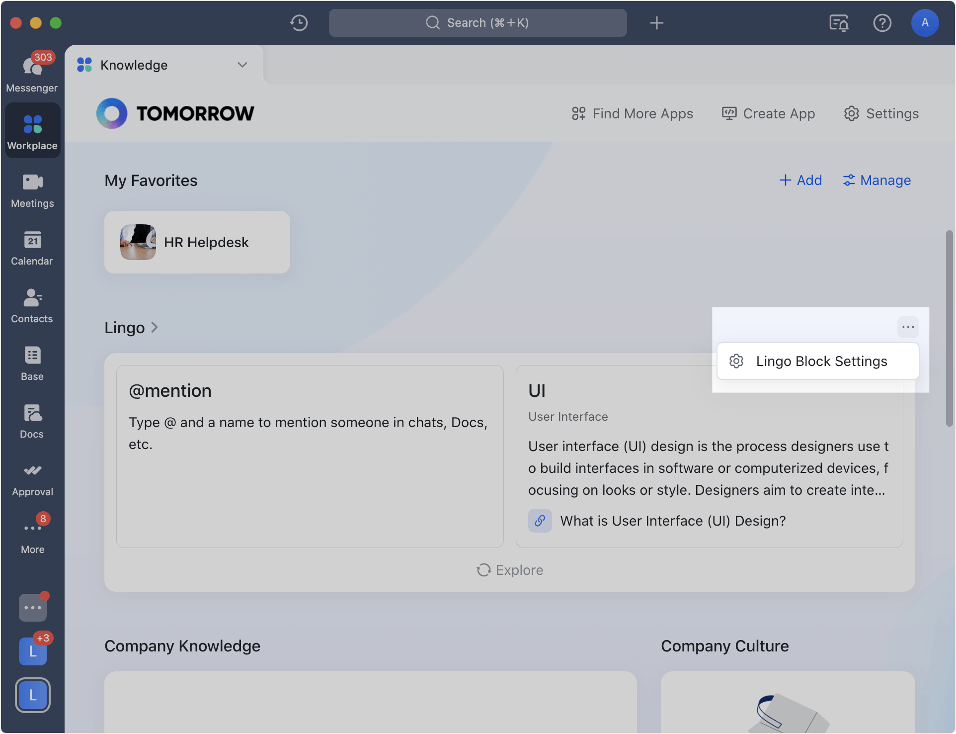 Overview of Custom Workplace blocks