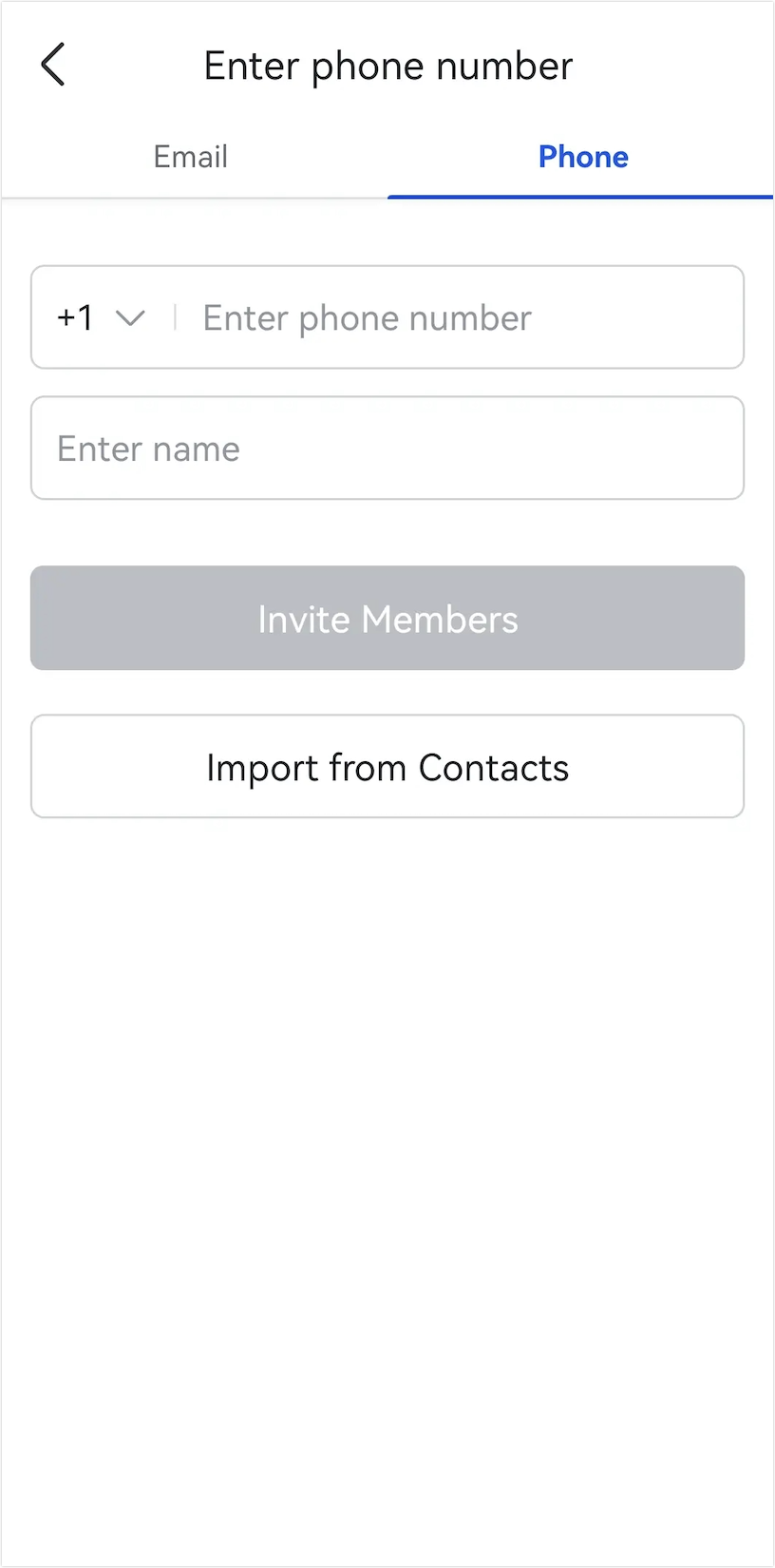 Invite members to join an organization