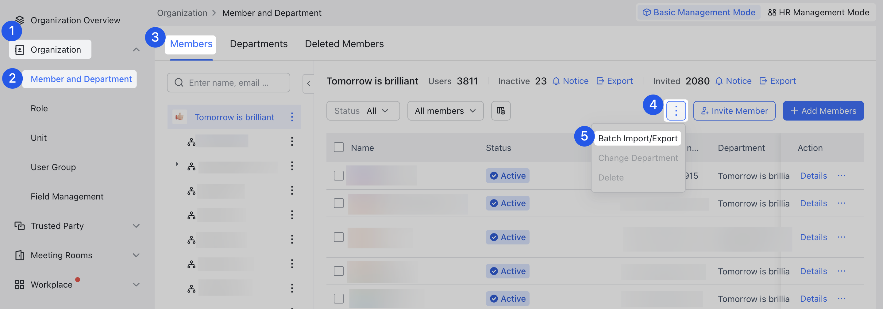 Admin | Invite or add members to your organization