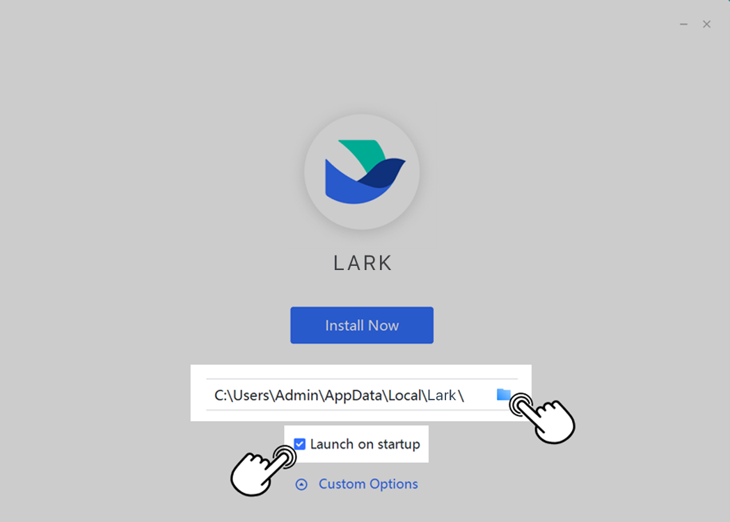 Lark アプリをダウンロードしてインストールする